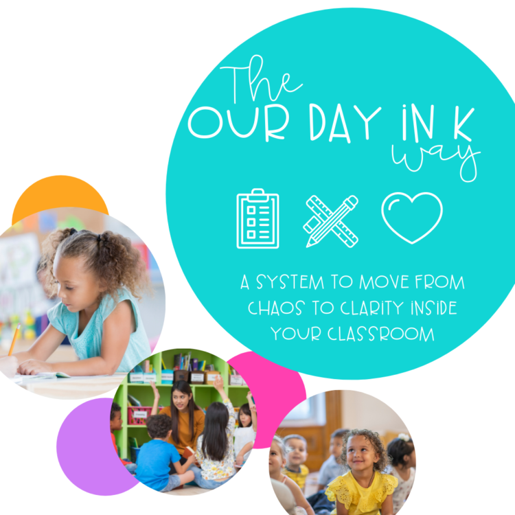 The Our Day in K Method to Classroom Management - My Day in K