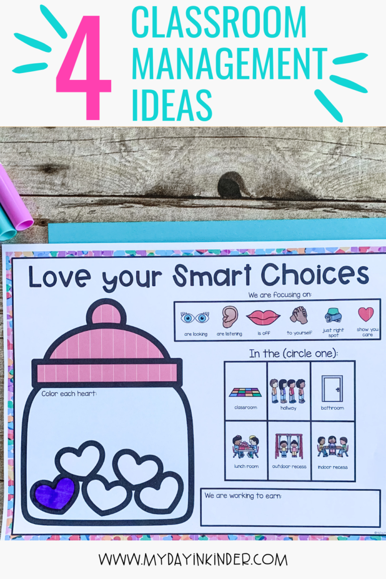 Classroom Management Ideas For The Classroom -My Day in K