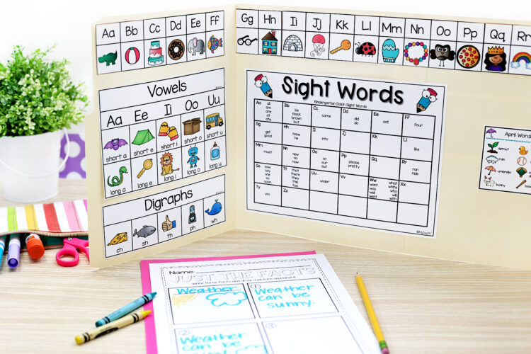 3 Steps To Create The Ultimate Writing Folder Office- My Day in K