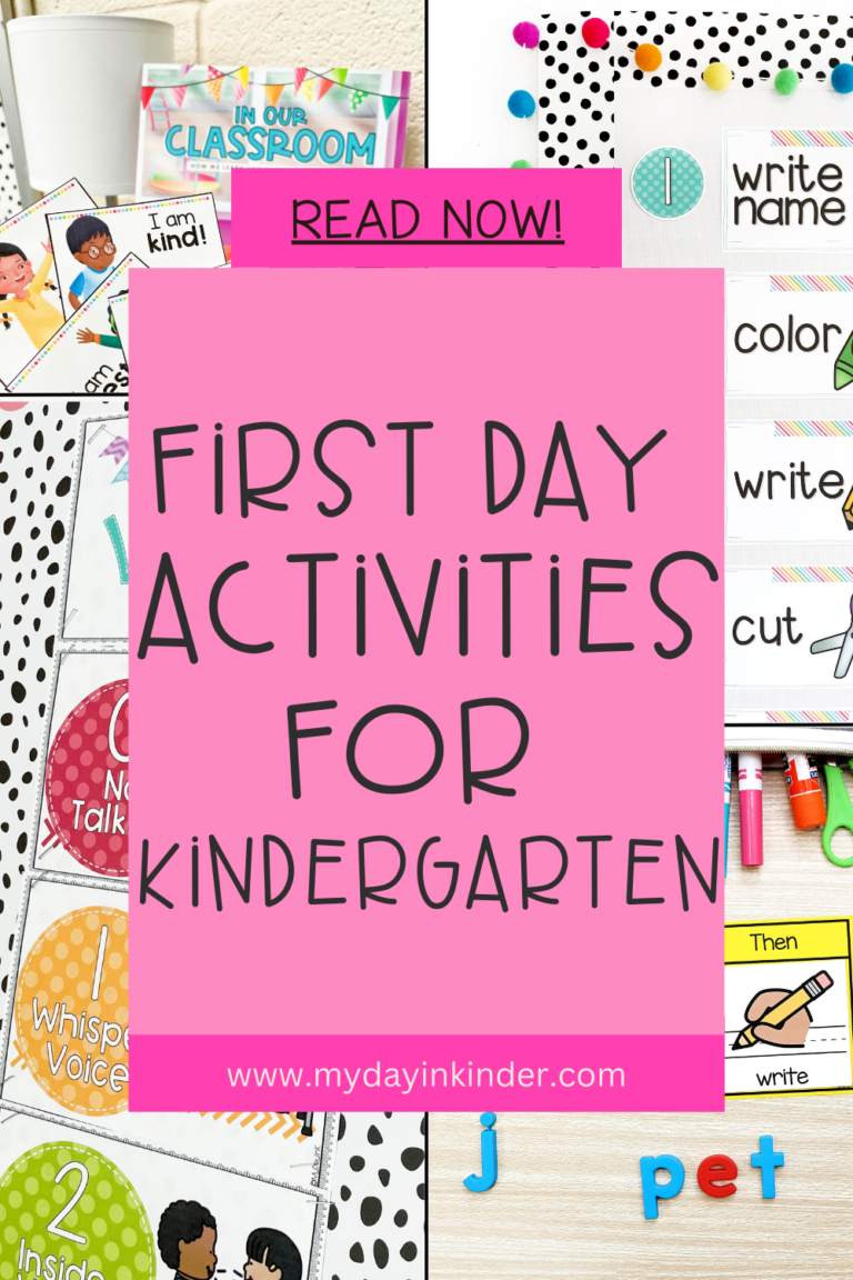 First Week Of Kindergarten Activities My Day In K first-week-of-kindergarten-activities-my-day-in-k