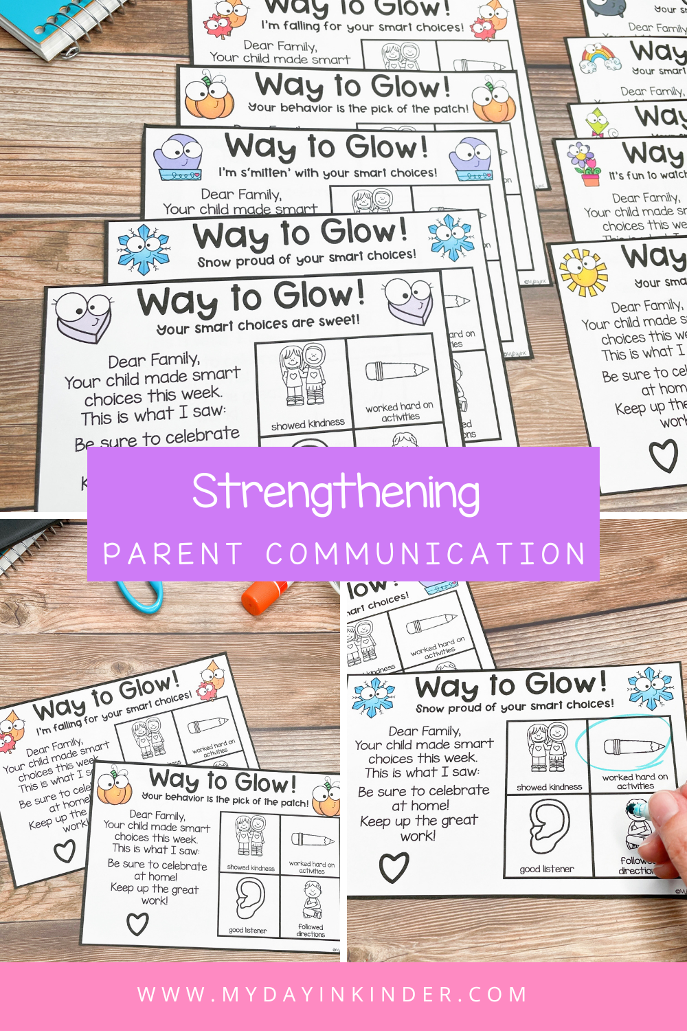 Examples of Parent Letters From Teachers - My Day in K