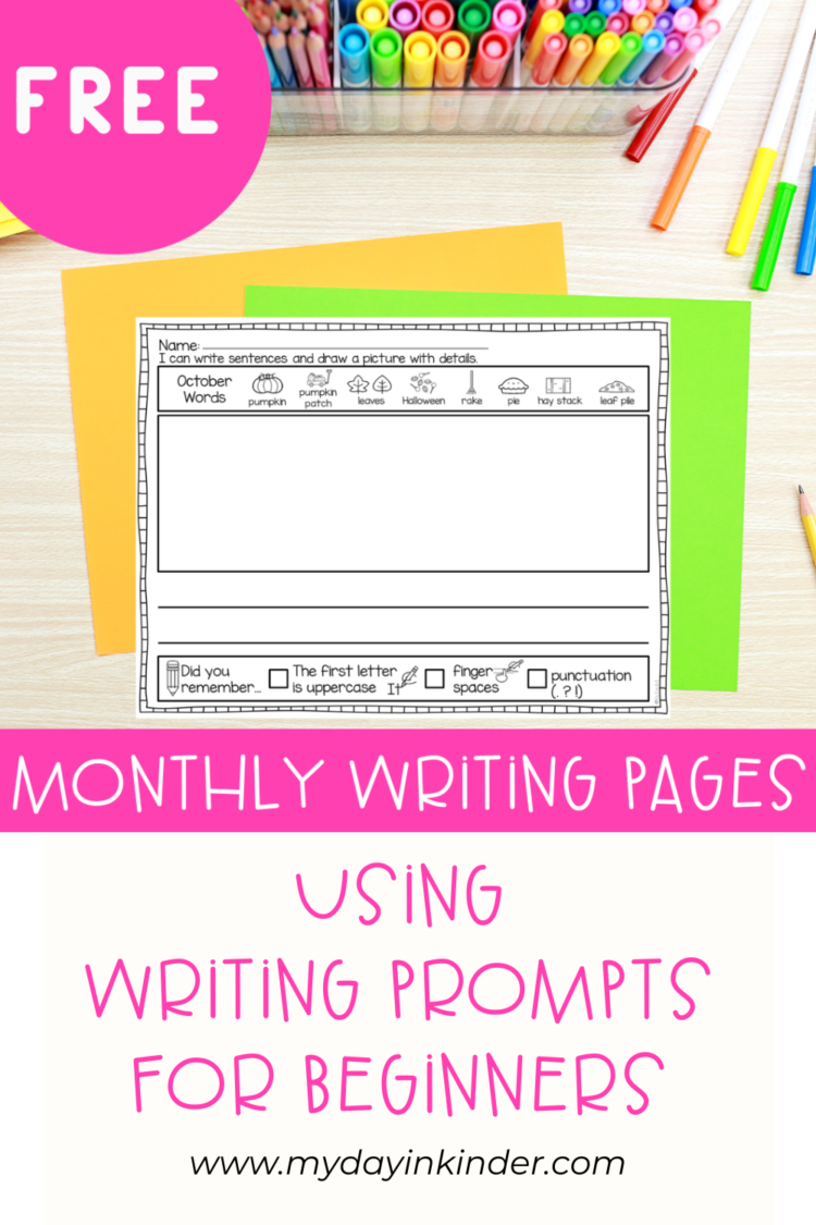 Using Writing Prompts For Beginners - My Day in K