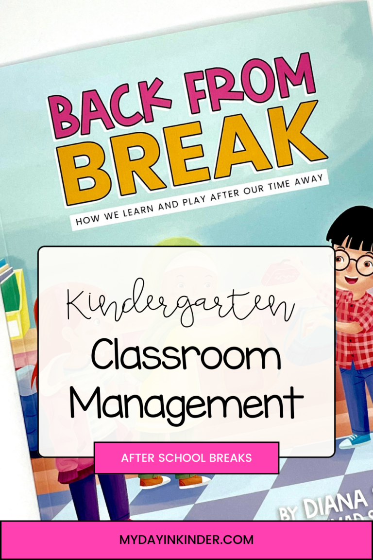 Kindergarten Classroom Management Startegies For After Break