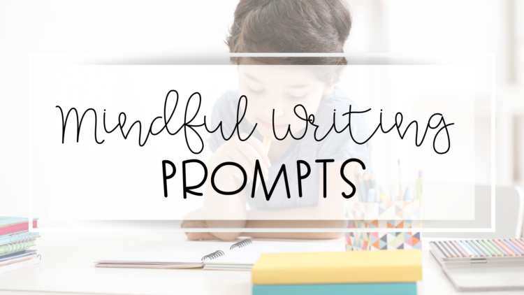 Mindful Writing Prompts For Kindergarten - My Day in K