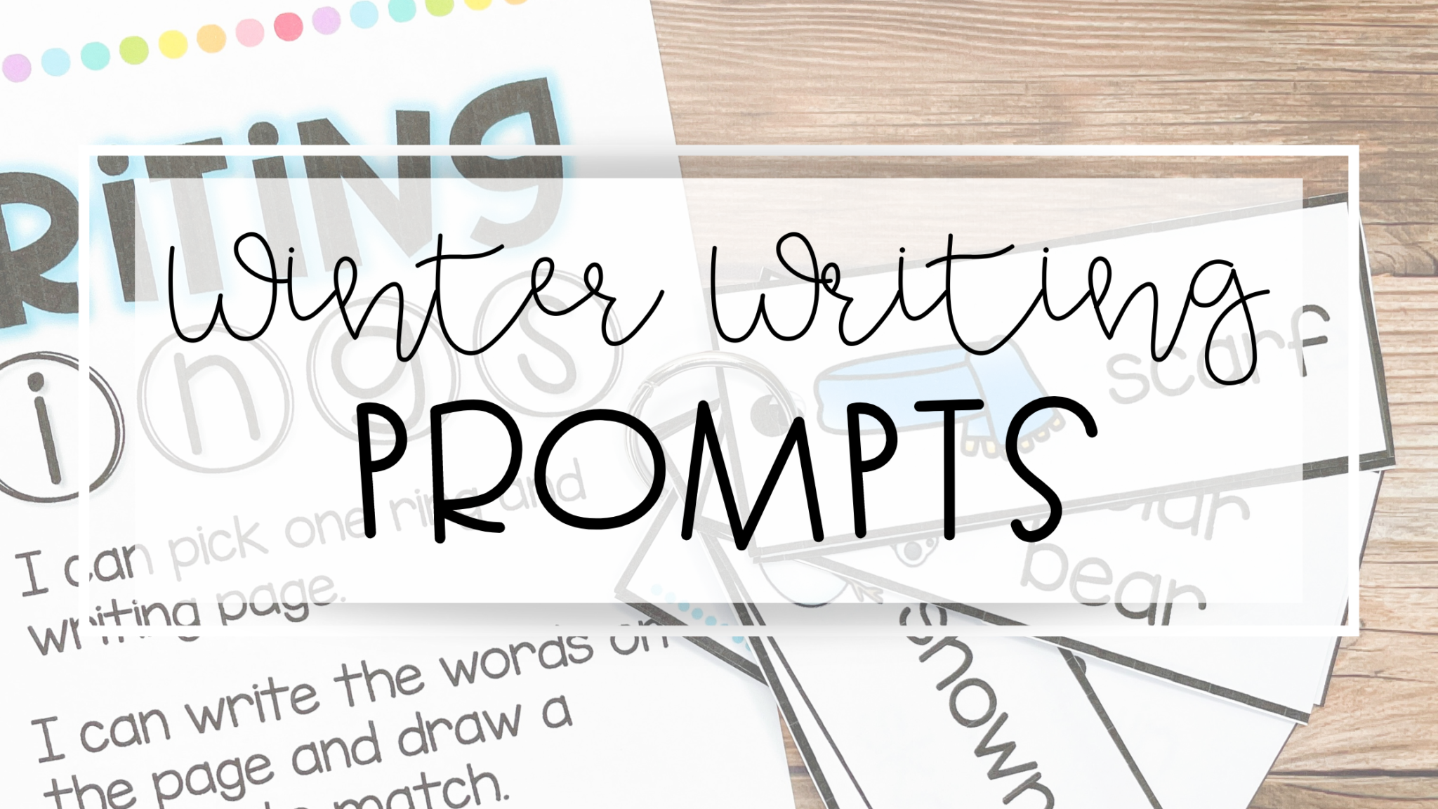 Winter Writing Prompts for Primary Students - My Day in K