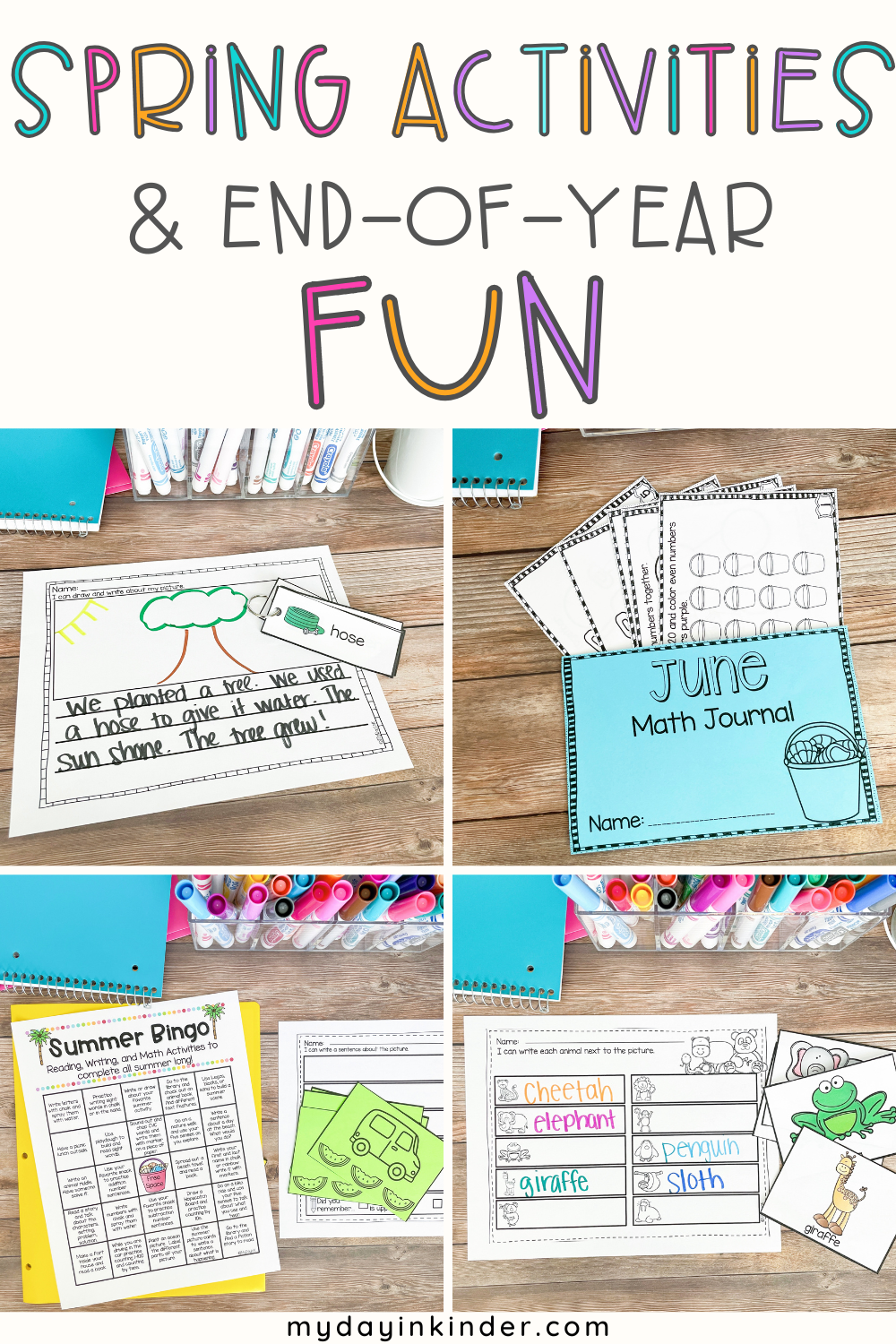 Spring Activities and End-of-Year Fun for Kindergarten Classrooms - My ...