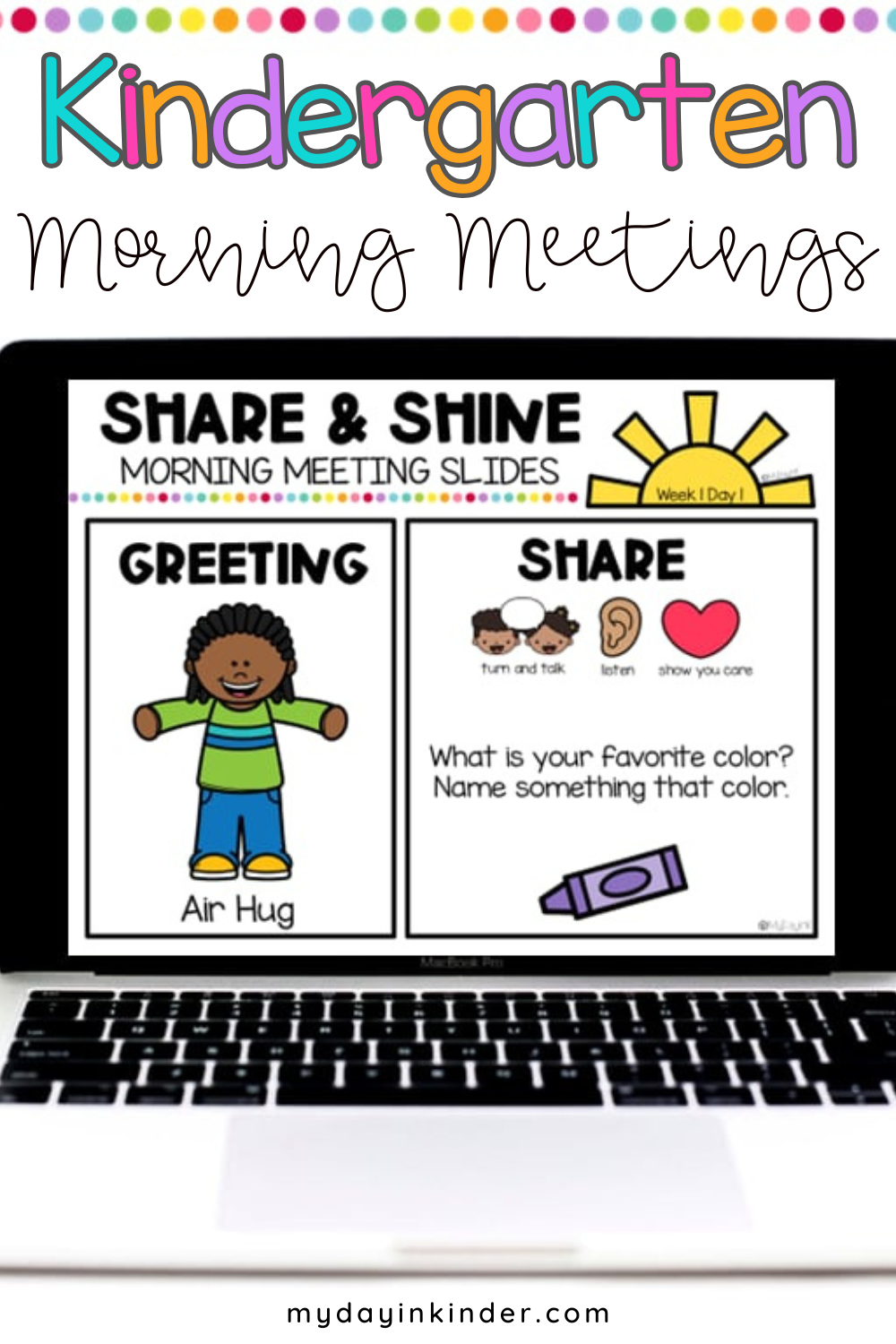 Kindergarten Morning Meetings: Why They Matter + Fast Starters- My Day in K