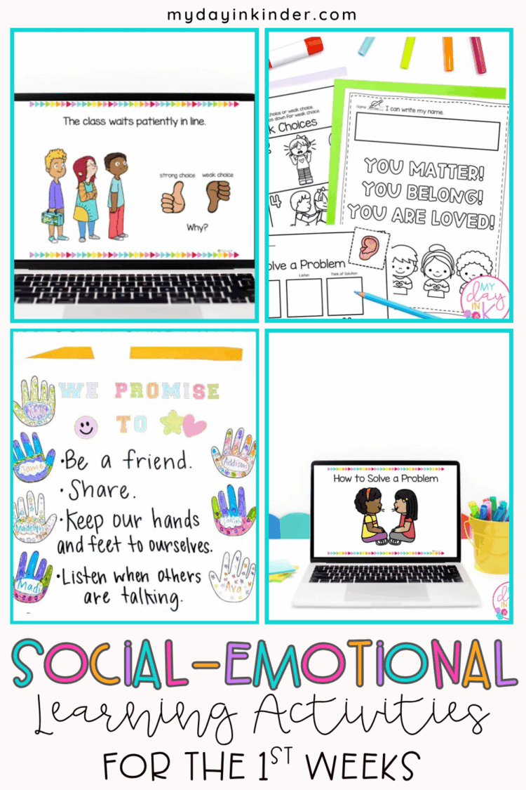 Social-Emotional Learning Activities for the First Weeks of School - My ...