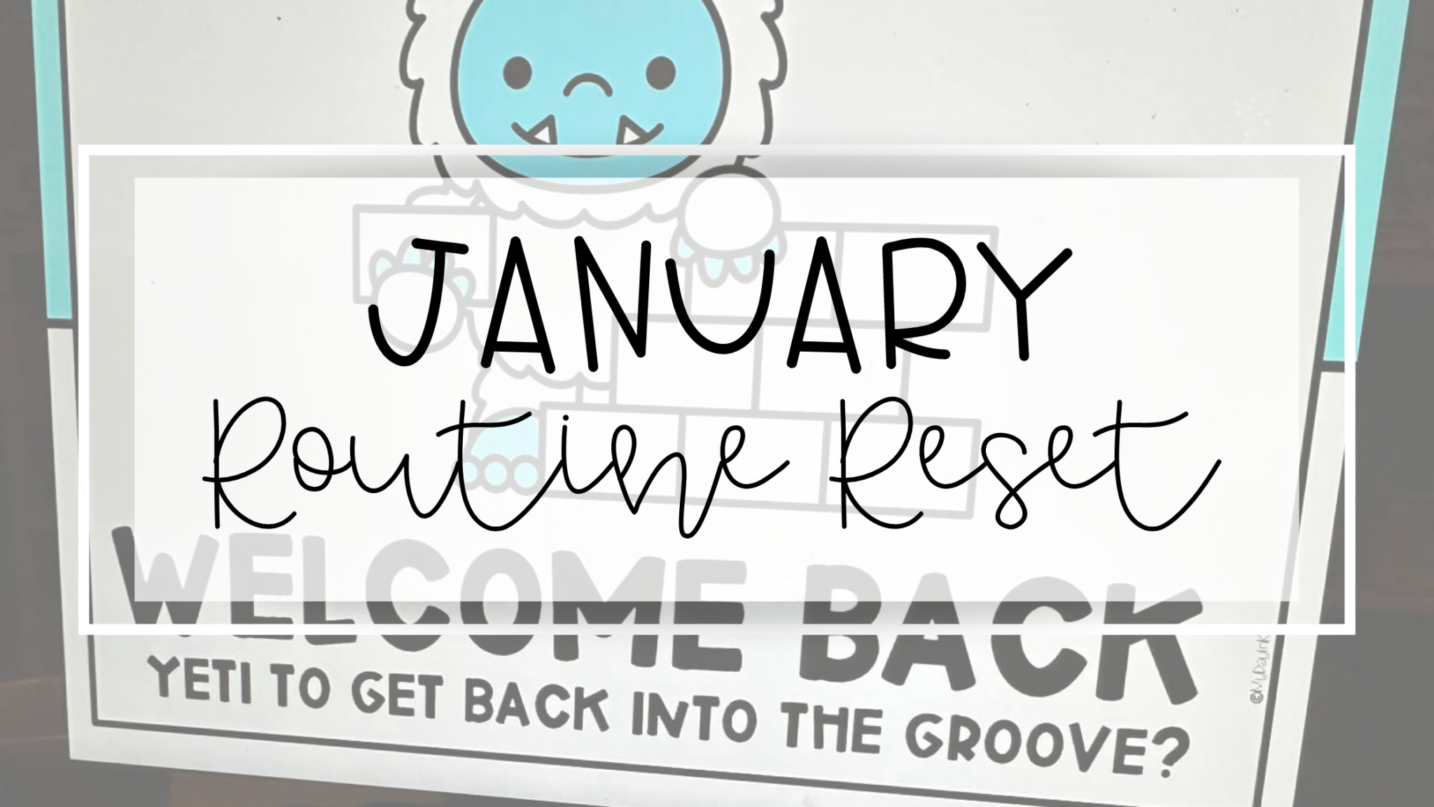 January Routine Review For Primary Teachers - My Day in K